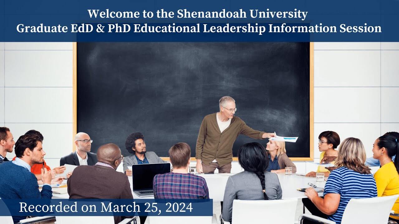 EdD, PhD & EdS Educational Leadership - Admissions