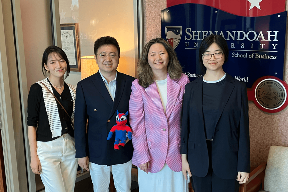 Global MBA Alumnus Justin Ding ’20 Visits SU Campus - Shenandoah University
