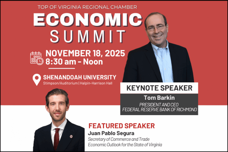 Top Of Virginia Regional Chamber To Hold Annual Economic Summit At ...