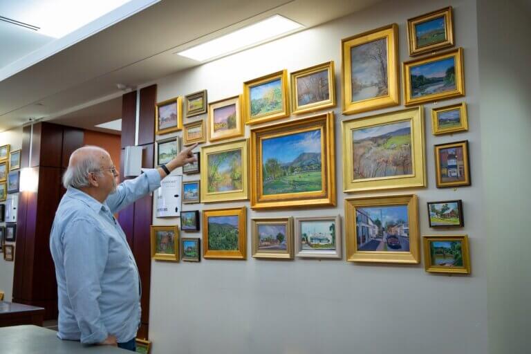 Artist Andrei Kushnir Gifts Original Oil Paintings To Shenandoah ...